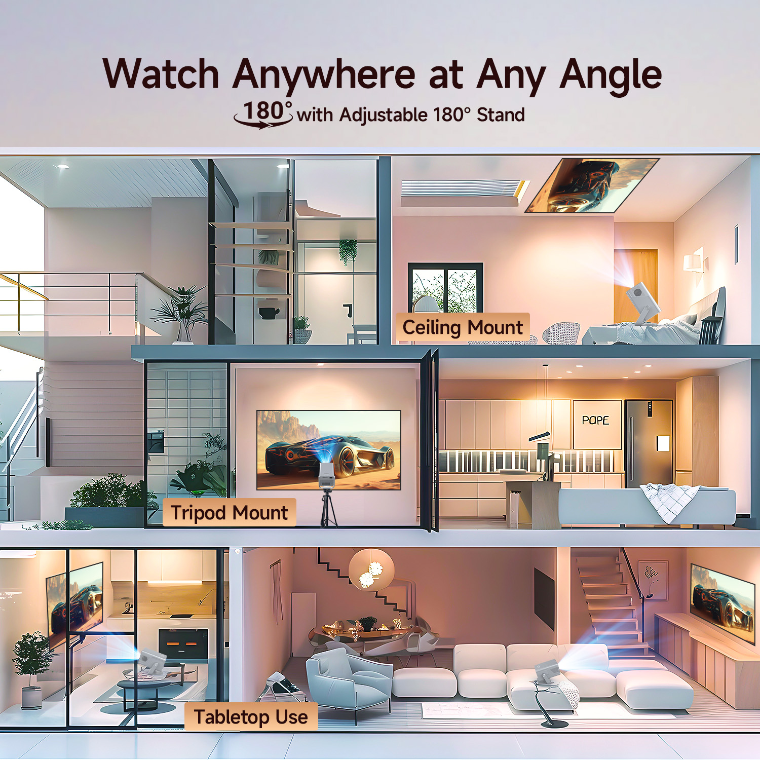 X7 Android Home Small Projector